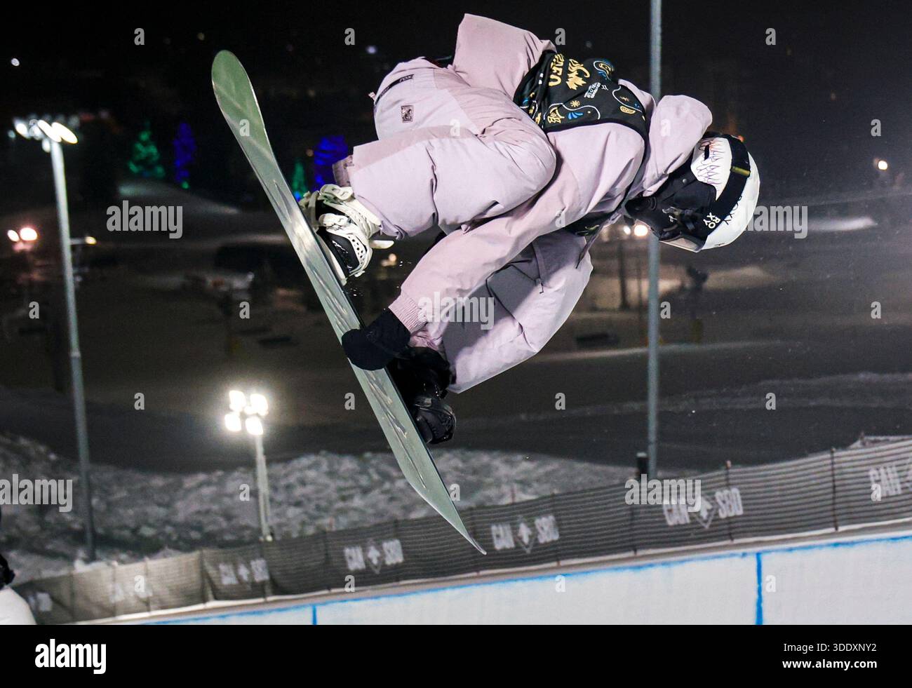 Switzerland's Isabelle Loetscher competes during the women's World Cup ...