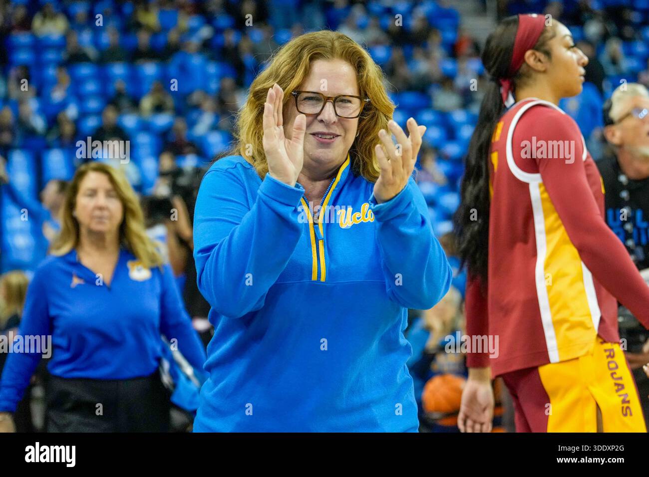 Cori Close of the UCLA Bruins before an NCAA basketball game against ...