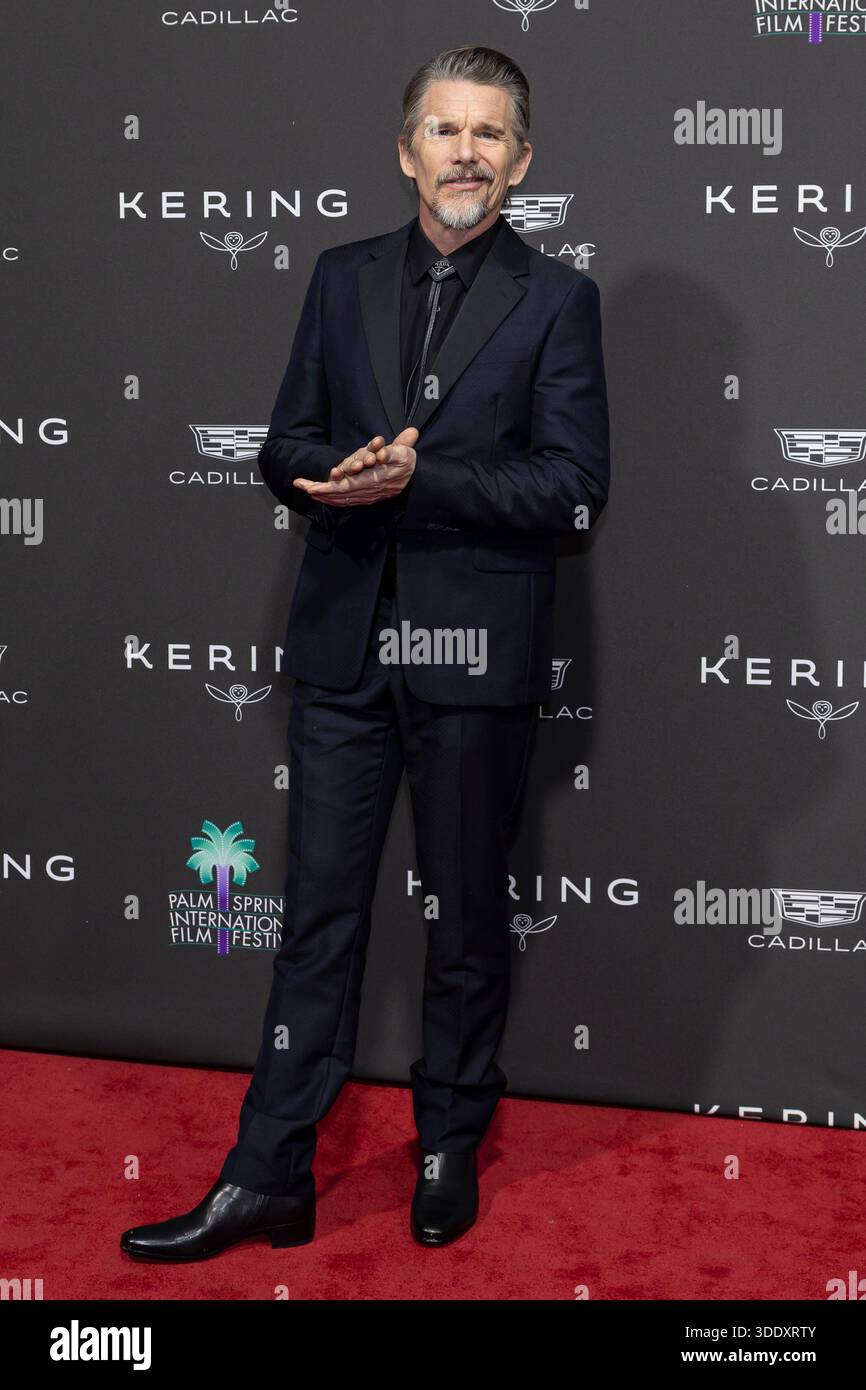 Ethan Hawke attends the arrivals of the 37th Annual Palm Springs ...