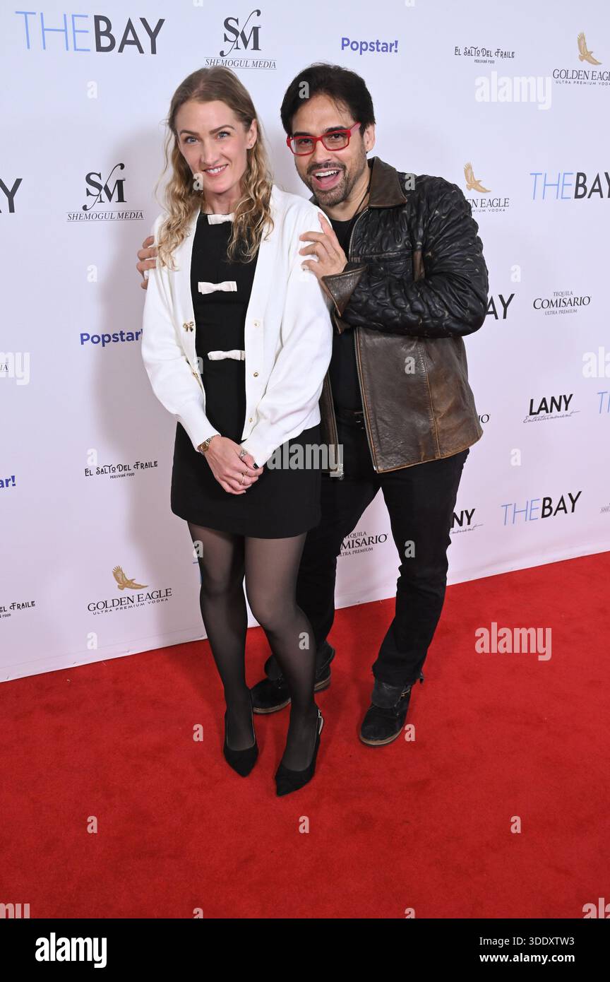 Burbank, CA USA. 10th Dec 2025. Talyn Edelson, Danny Arroyo at The Bay ...