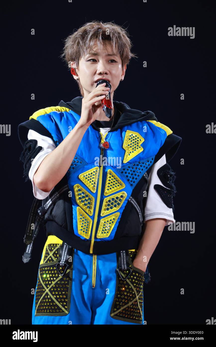 Chinese pop singer-songwriter and record producer Silence Wang performs ...