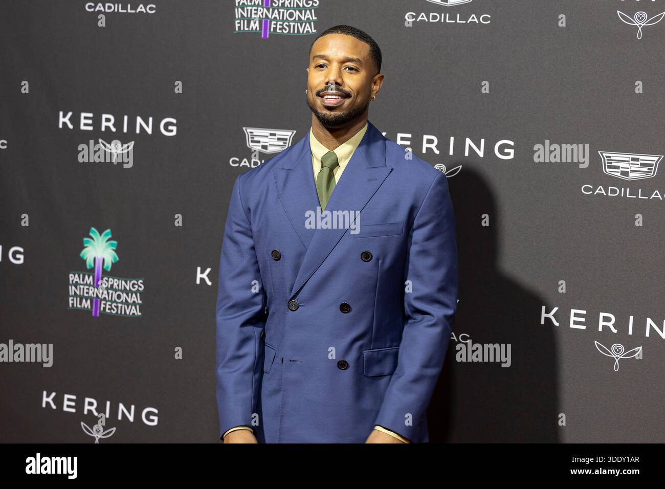 Michael B. Jordan attends the arrivals of the 37th Annual Palm Springs ...