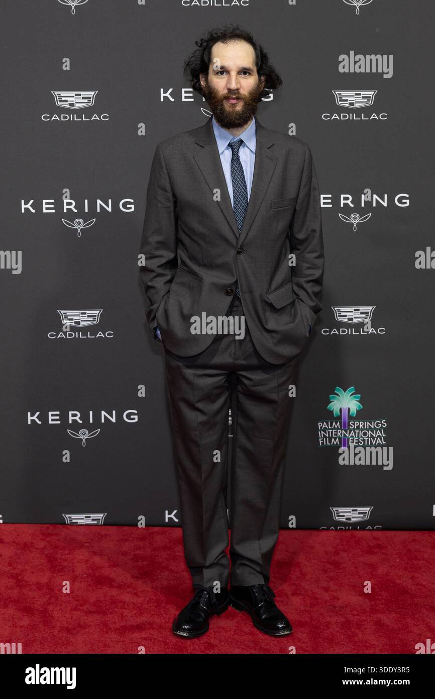 Josh Safdie attends the arrivals of the 37th Annual Palm Springs ...