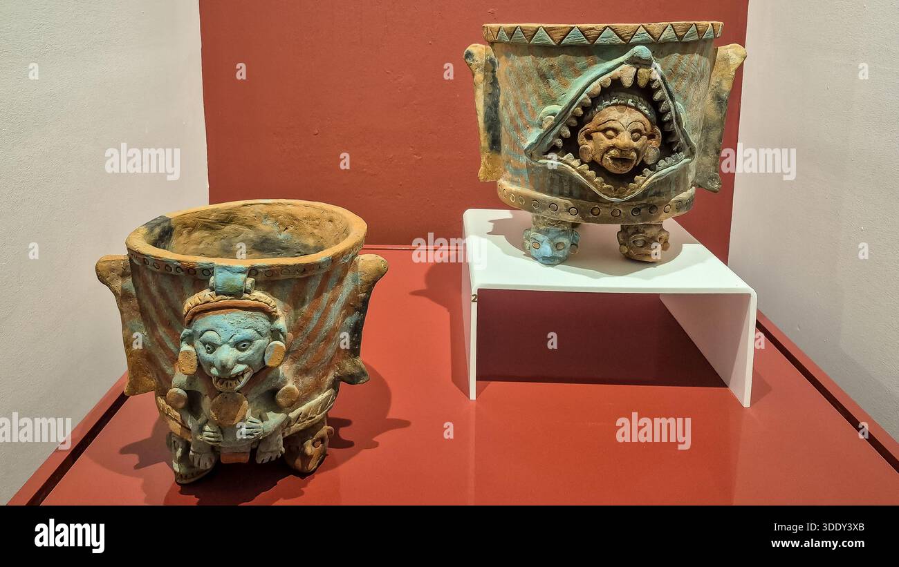 Guatemala City, Guatemala – Ancient Mayan artifacts from Guatemalan ...