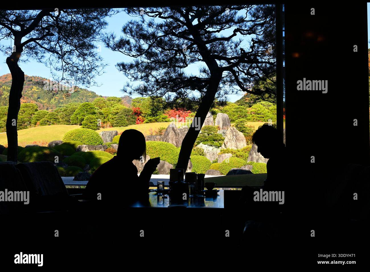 The modern garden of the Adachi Museum of Art,Matsue,Japan designed by ...