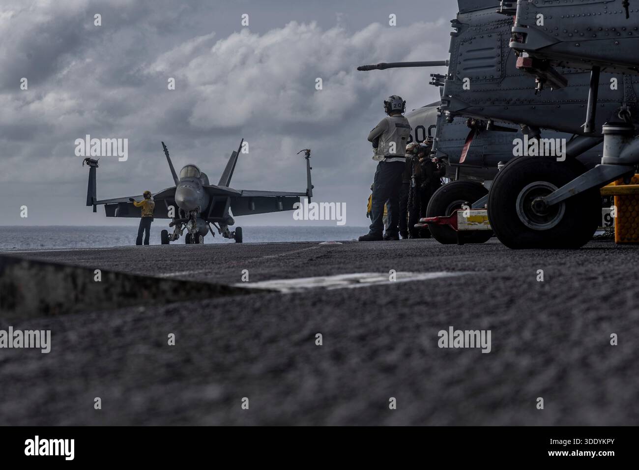 An EA-18G Growler, attached to Electronic Attack Squadron (VAQ) 133 ...