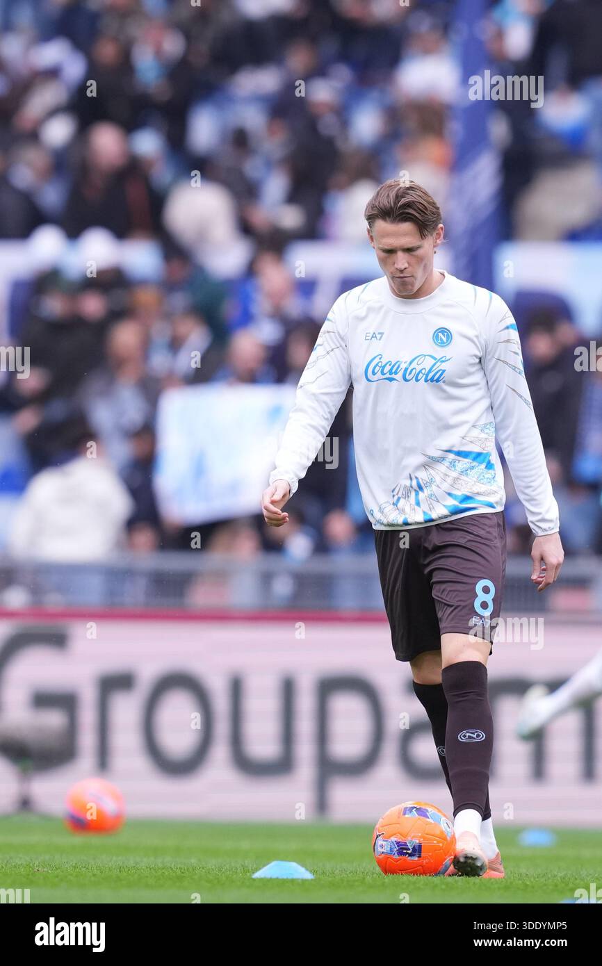 Napoli's Scott McTominay during the Serie A EniLive soccer match ...