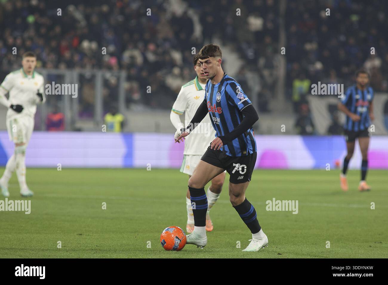 Daniel Maldini of Atalanta BC play the ball during Atalanta BC vs AS ...