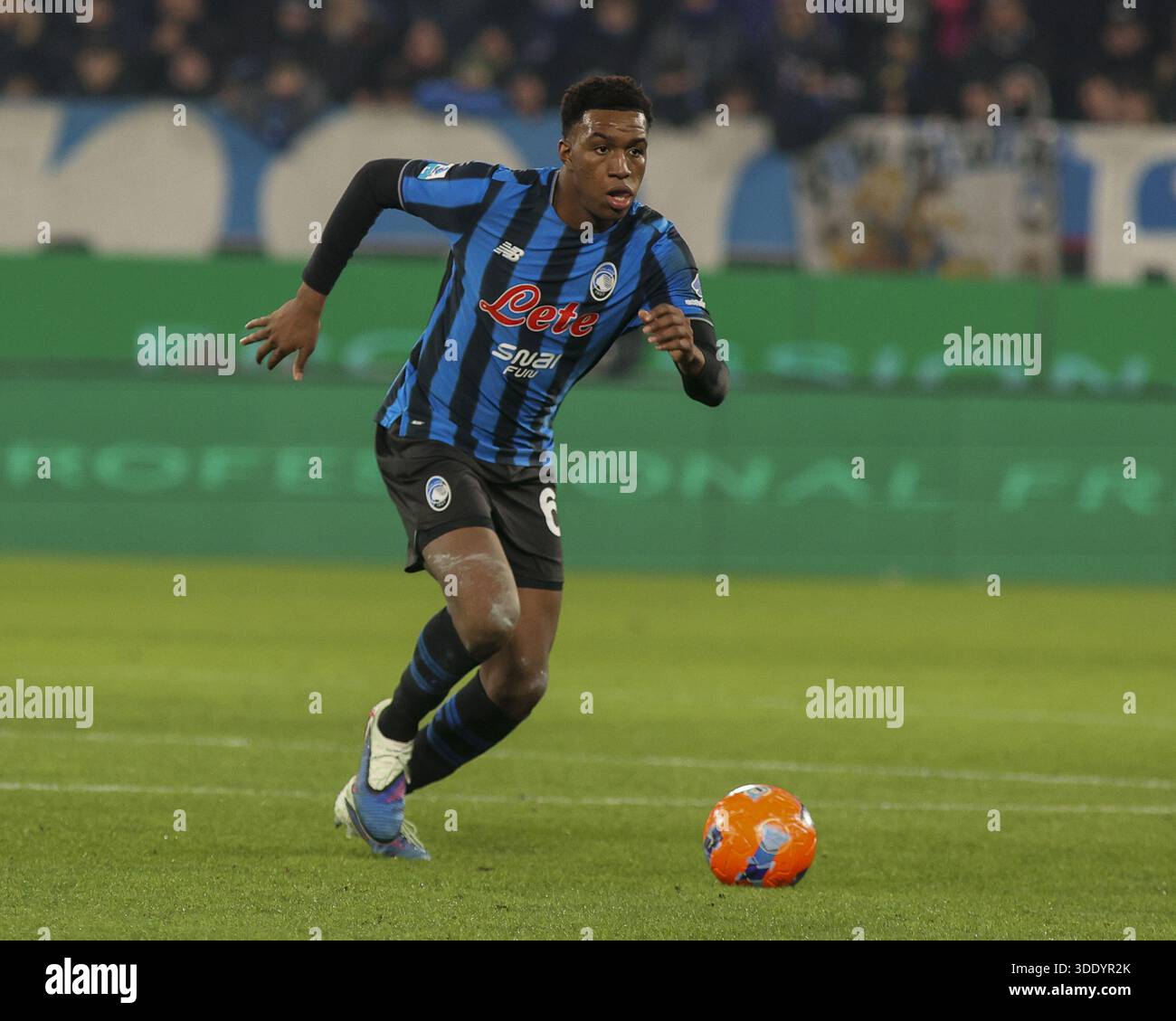 Honest Ahanor of Atalanta BC play the ball during Atalanta BC vs AS ...