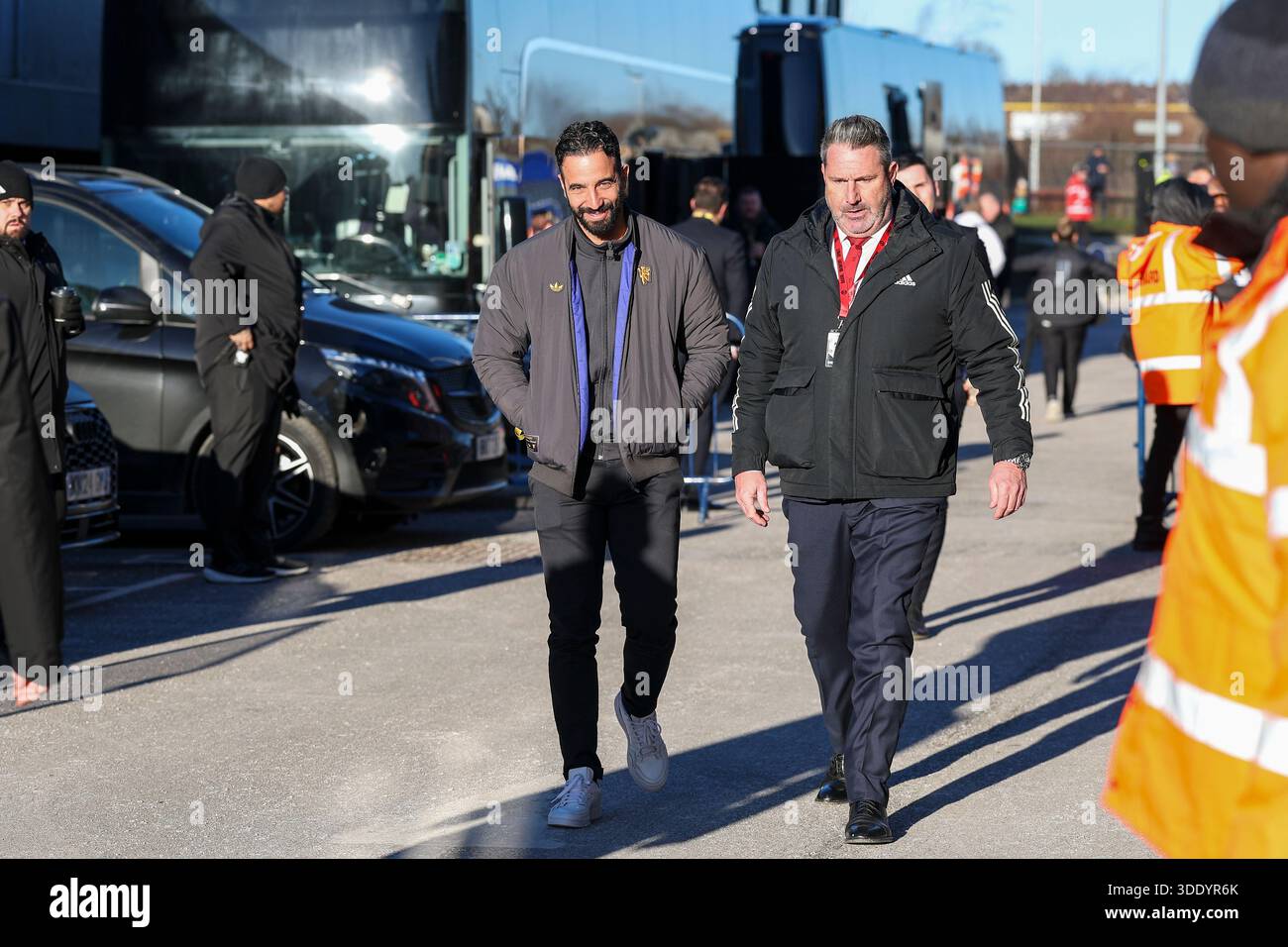 Manchester United Manager Head Coach Ruben Amorim arrives during the ...