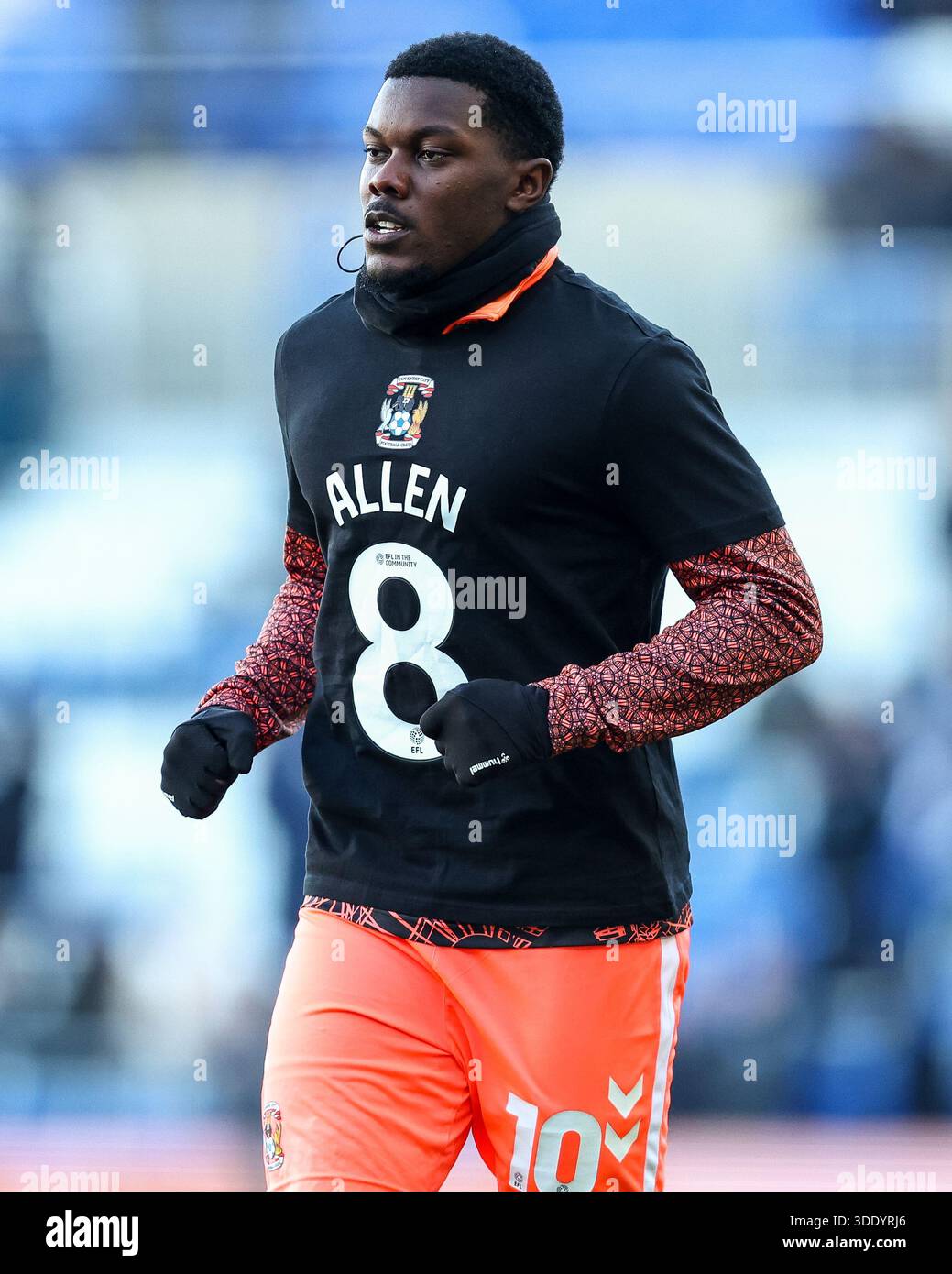 10, Ephron Mason-Clark of Coventry City at warm up during the Sky Bet ...