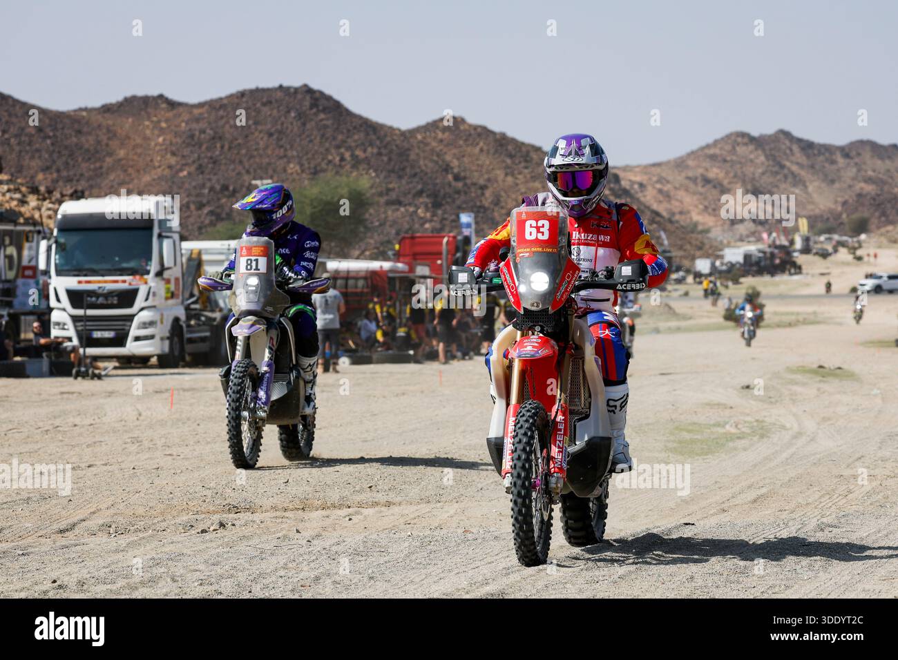 63 HAWKER Neil (gbr), Team Ikuzawa, Honda, Rallye 2, FIM W2RC, action ...