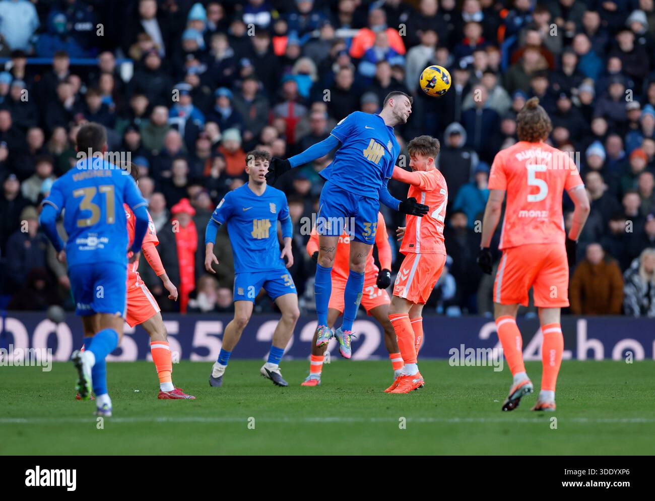 Birmingham City's Marvin Ducksch and Coventry City's Josh Eccles ...