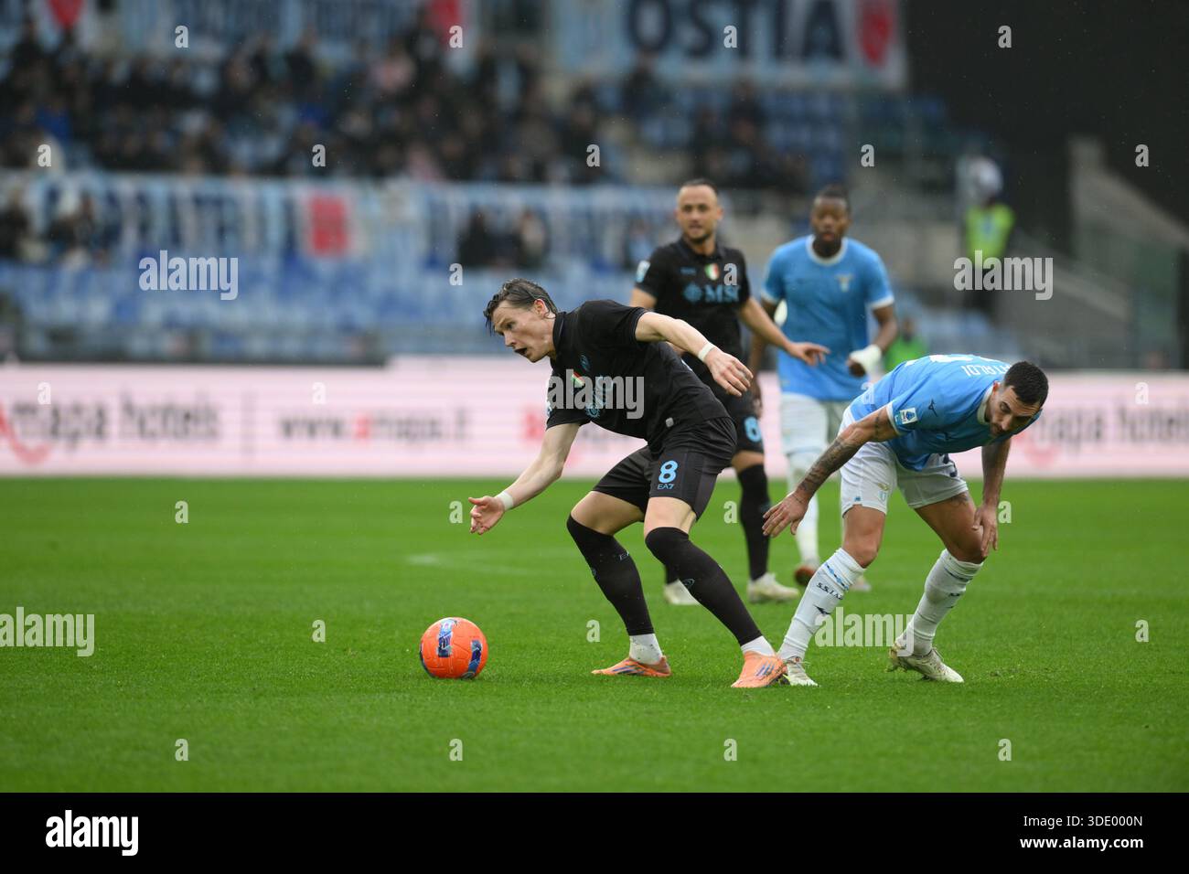 Olimpico Stadium, Rome, Italy - Scott McTominay of SSC Napoli under ...