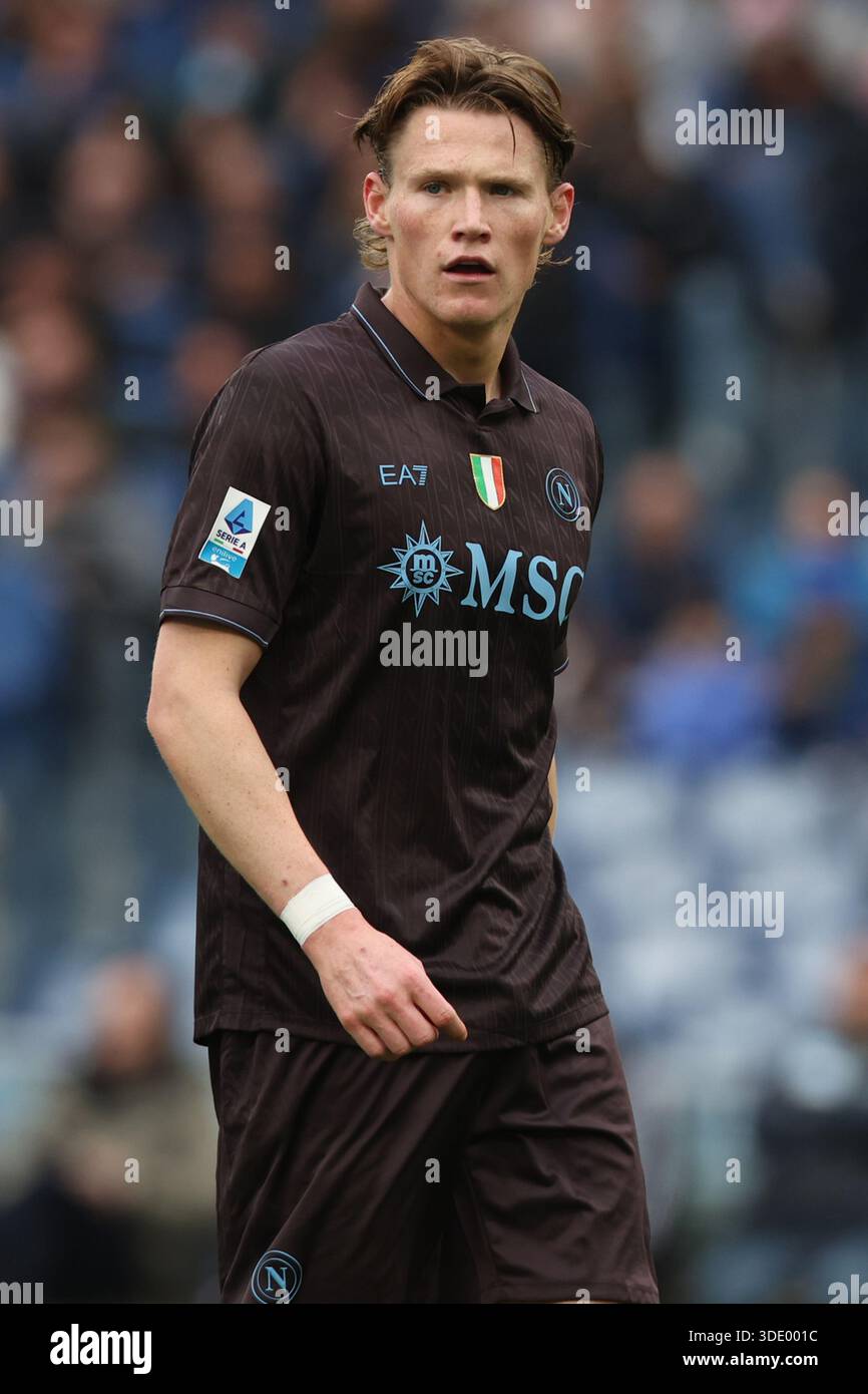 Rome, Italy - January 4, 2025: Scott Mctominay of S.S.C. Napoli seen in ...