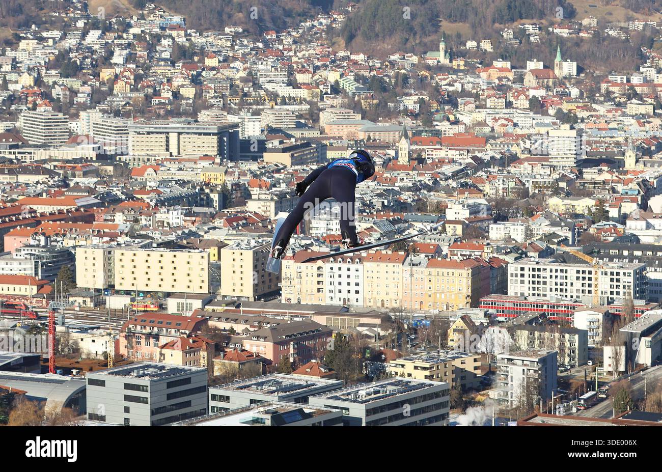 Flight over the rooftops of innsbruck hi-res stock photography and ...