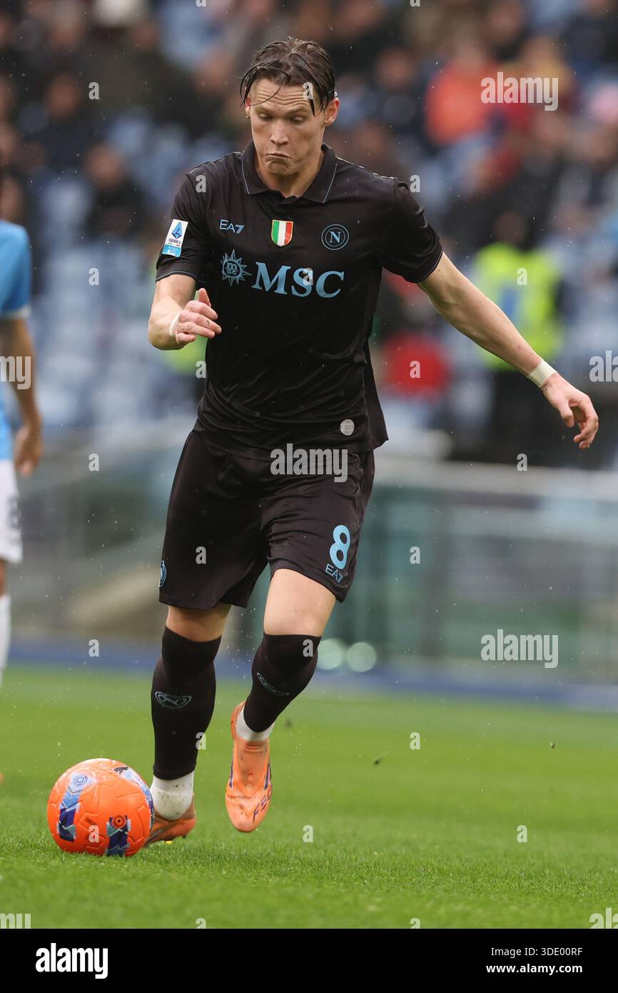 Rome, Italy - January 4, 2025: Scott Mctominay of S.S.C. Napoli seen in ...