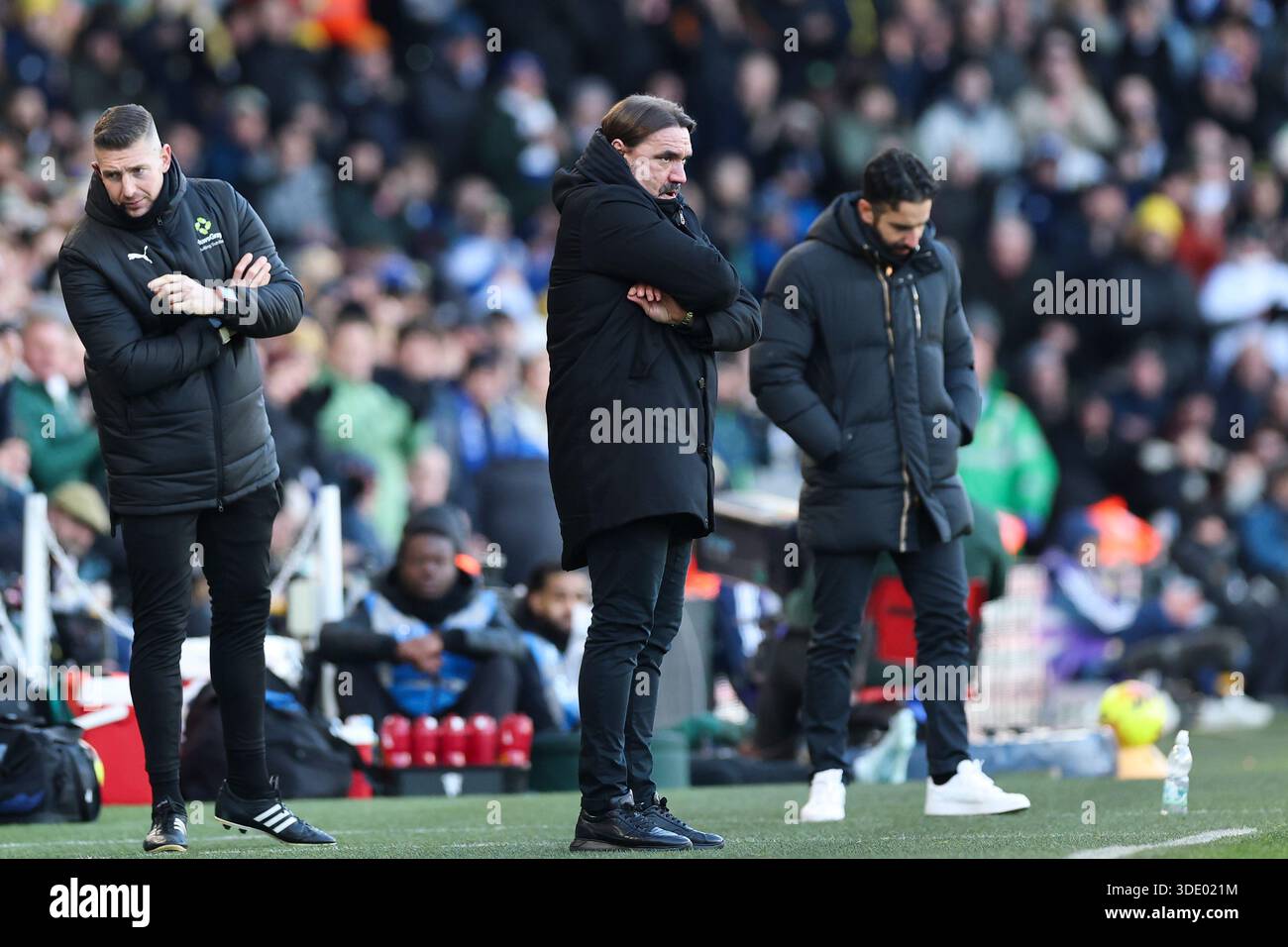 Leeds United Manager Daniel Farke [GER] during the Leeds United v ...