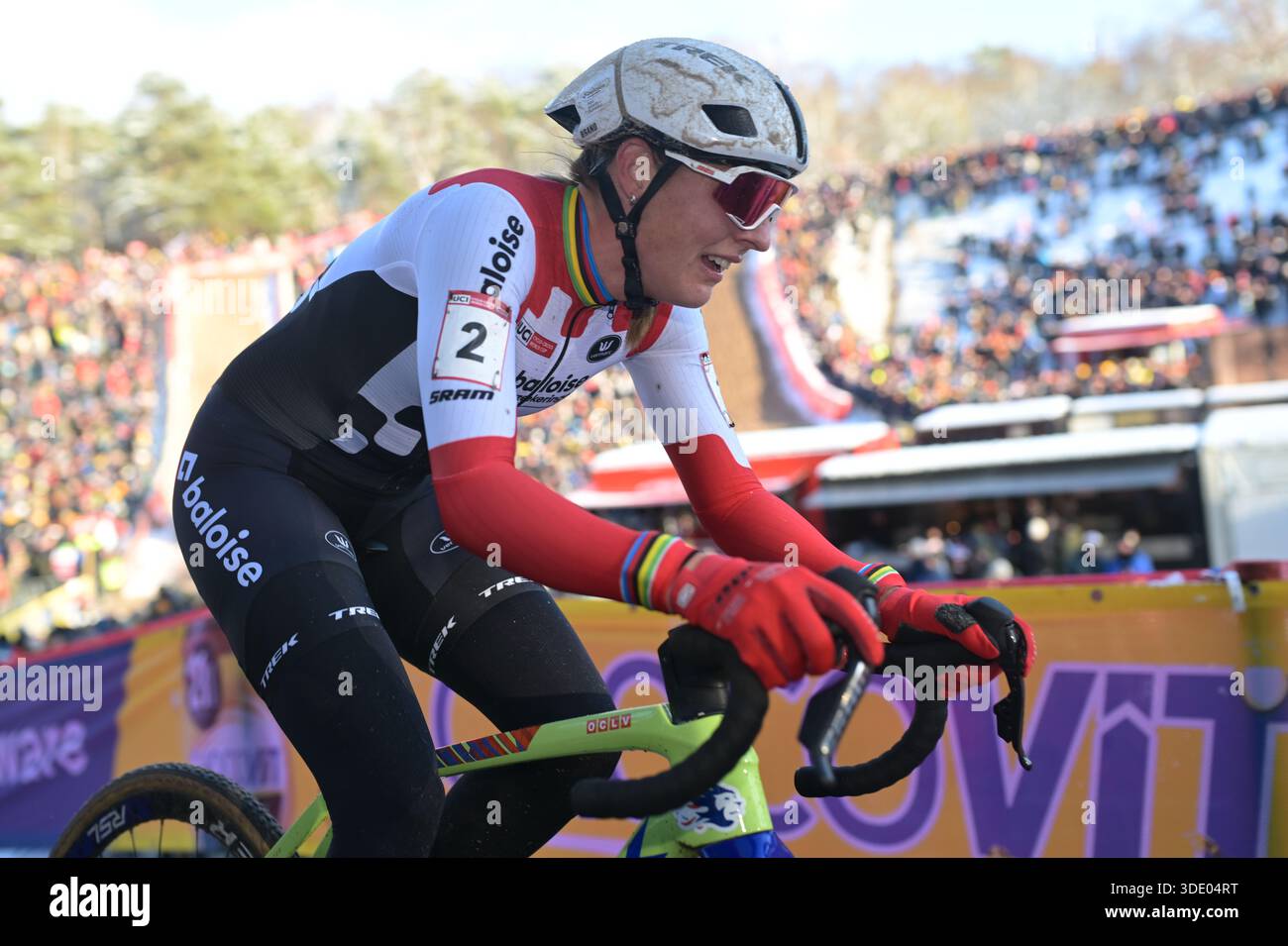 Dutch Lucinda Brand pictured in action during the women's elite race at ...
