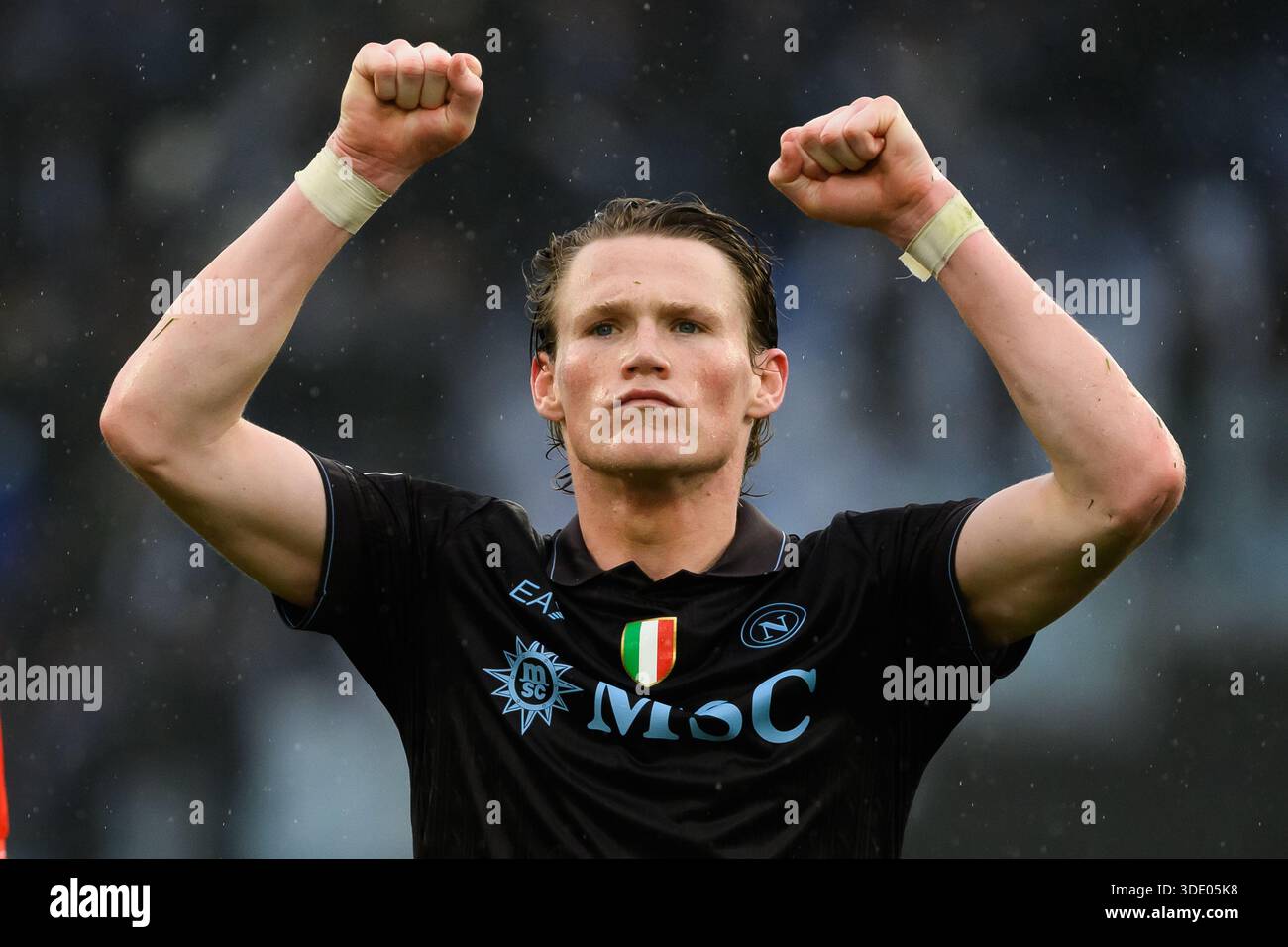 Scott McTominay of SSC Napoli celebrates at the end of the Serie A 2025 ...