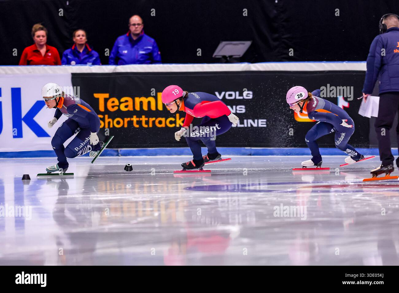 Selma Poutsma, Angel Daleman, Zoe Florence Deltrap competing on the ...