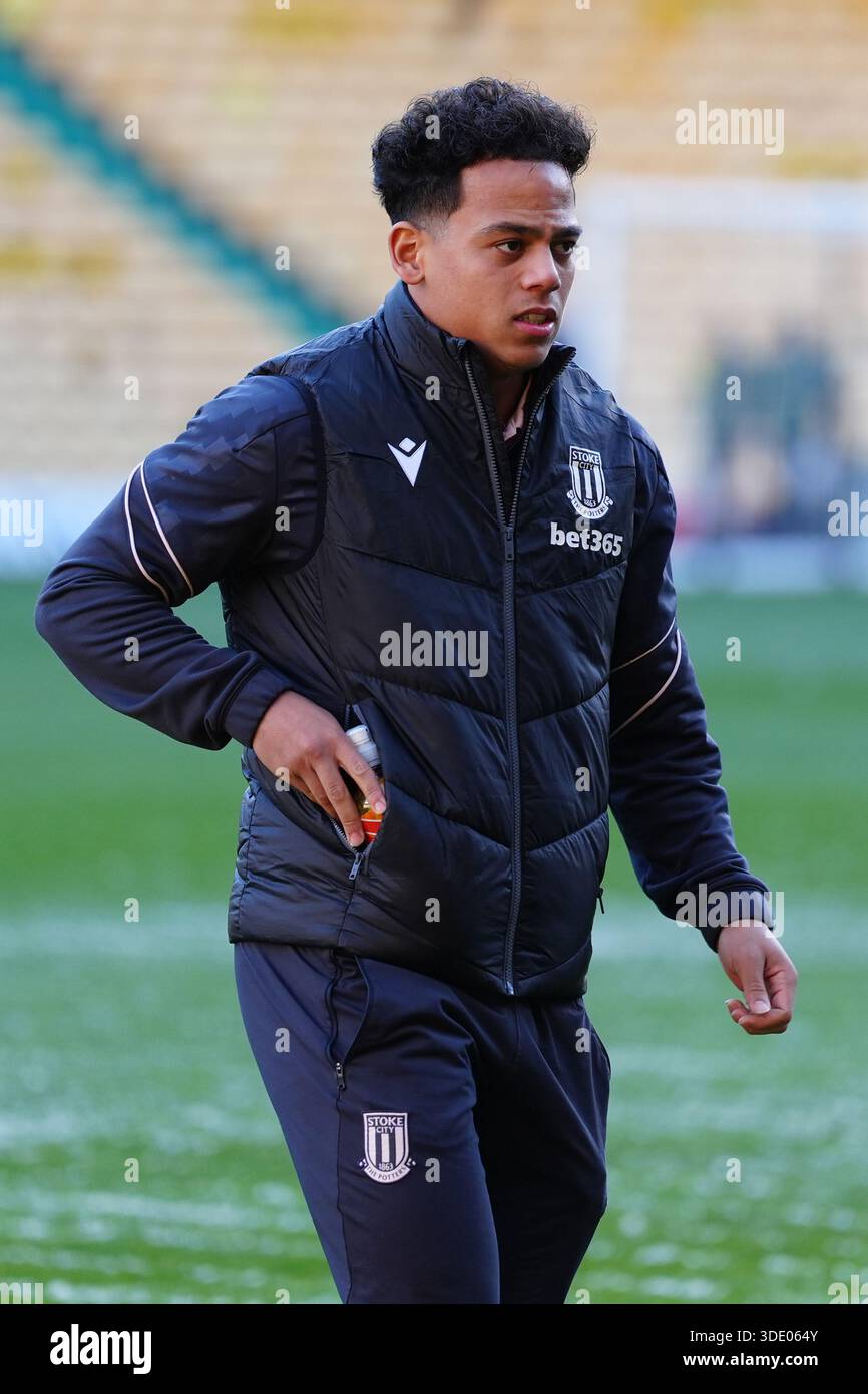 Stoke City's Million Manhoef before the Sky Bet Championship match at ...