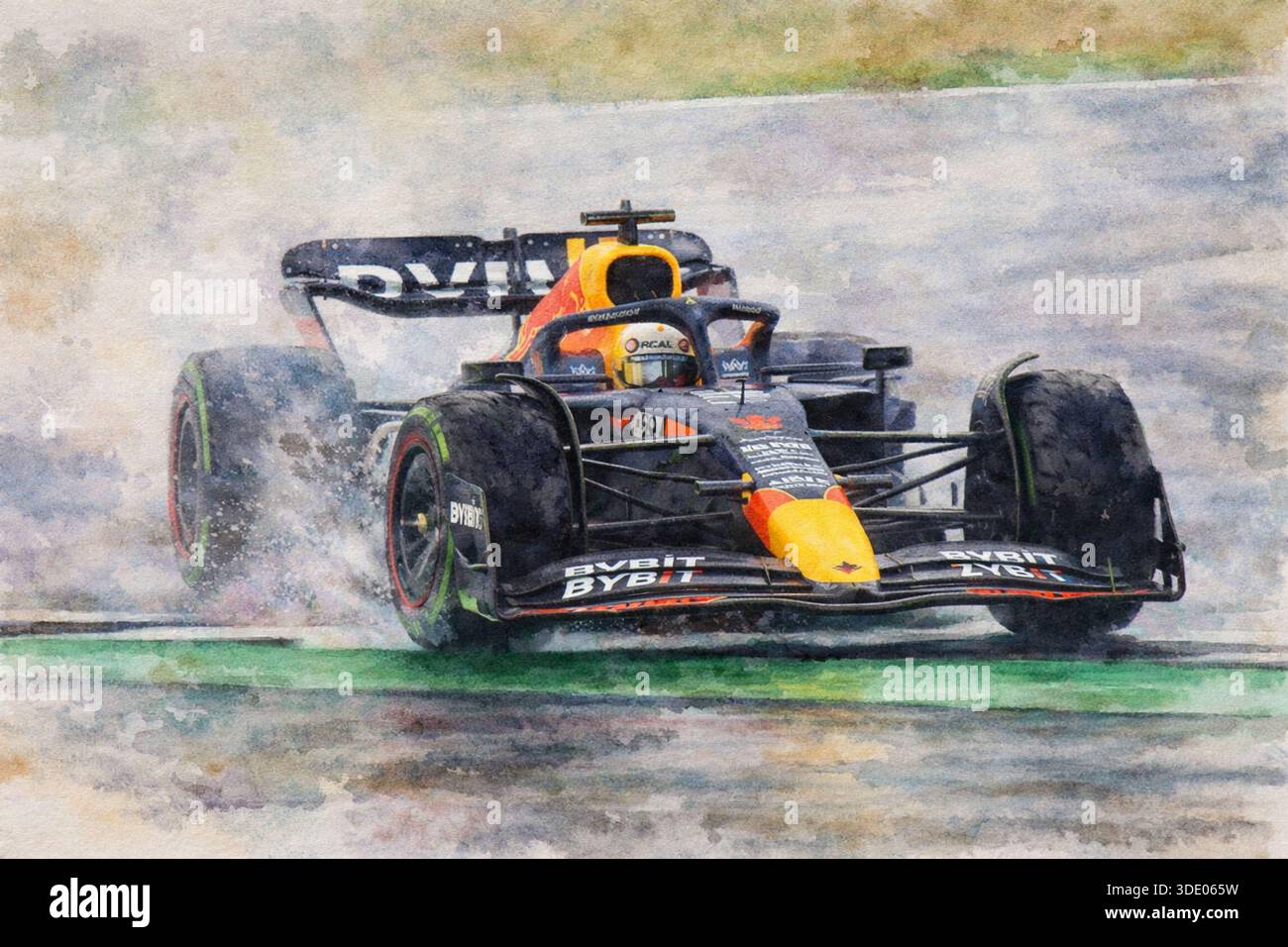Race engineer for max verstappen hi-res stock photography and images ...