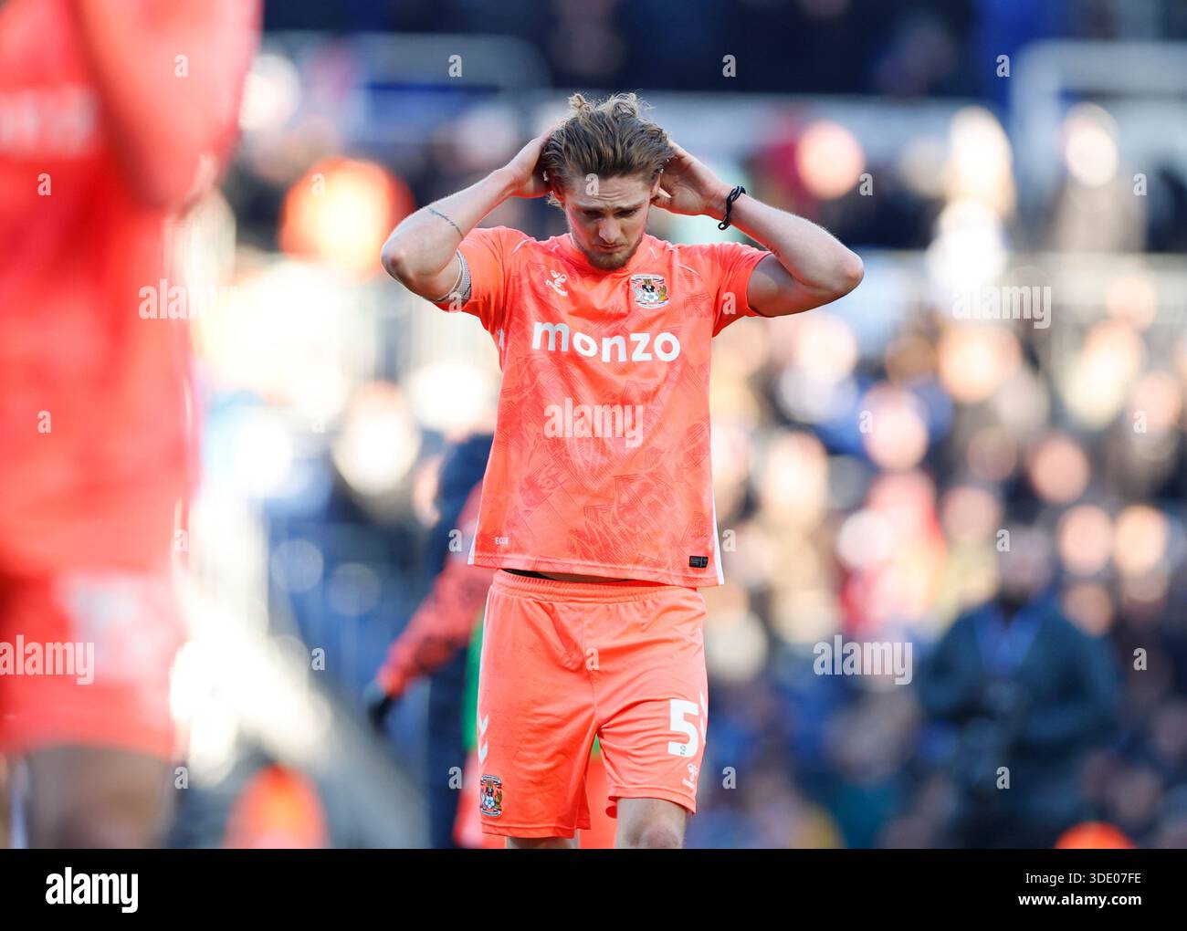 Coventry City's Jack Rudoni dejected at the final whistle after the Sky ...