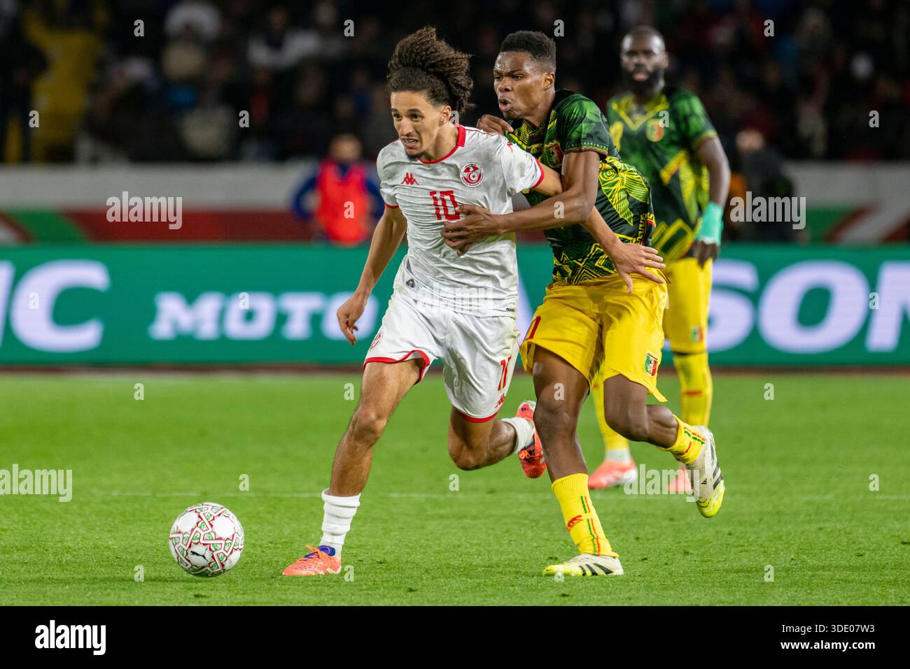 Hannibal Mejbri of Tunisia in action during the Africa Cup of Nations ...