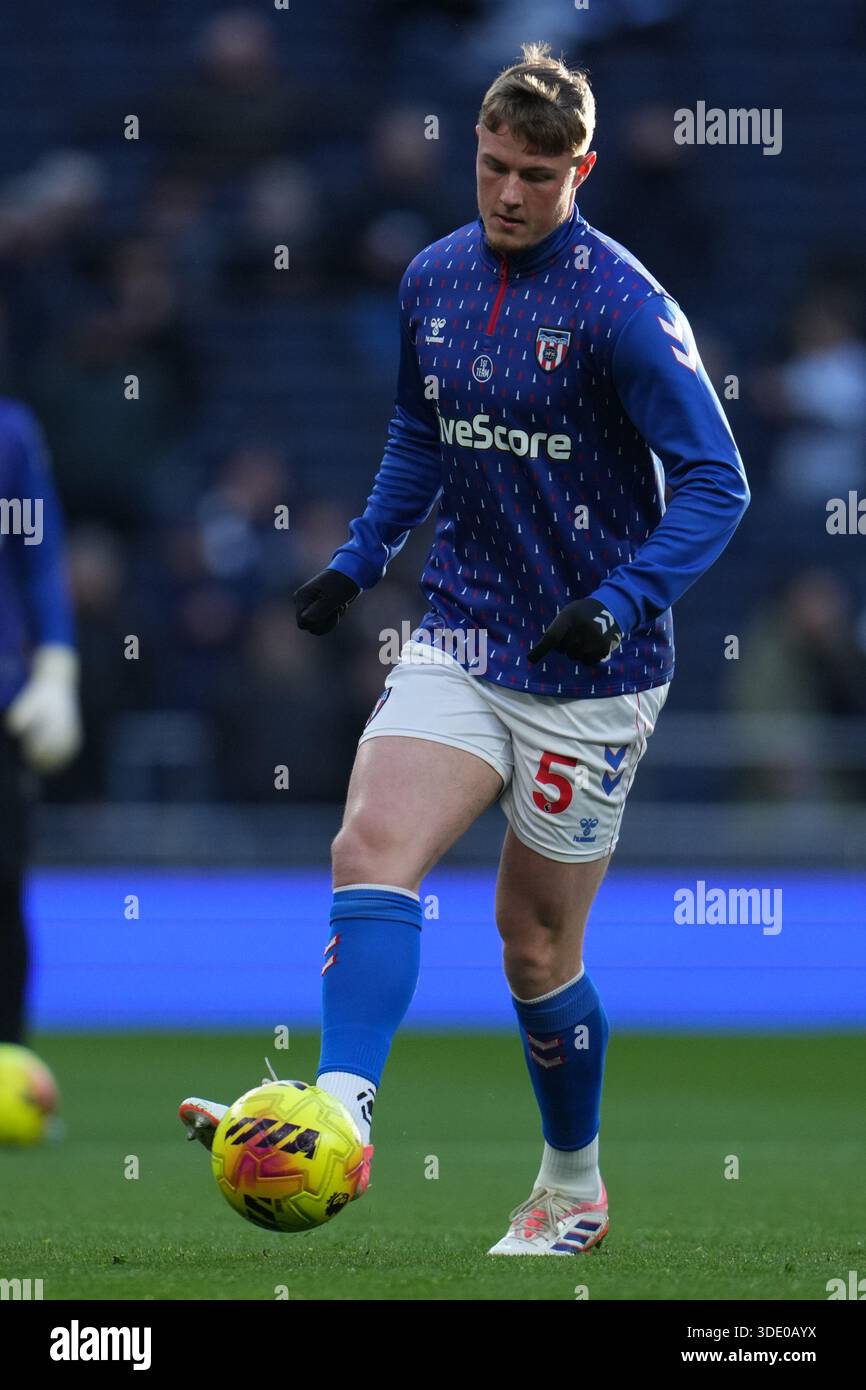 Daniel Ballard of Sunderland ahead of the Premier League match ...