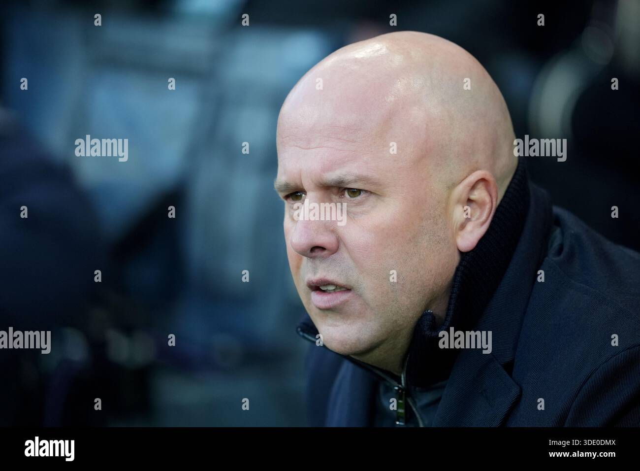 Liverpool manager Arne Slot during the Premier League match at Craven ...