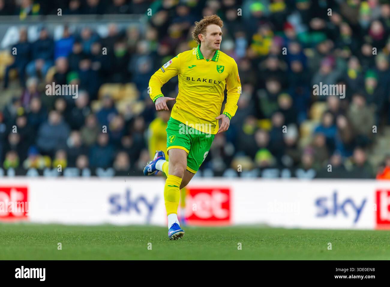 Josh Sargent of Norwich City during the Sky Bet Championship match ...