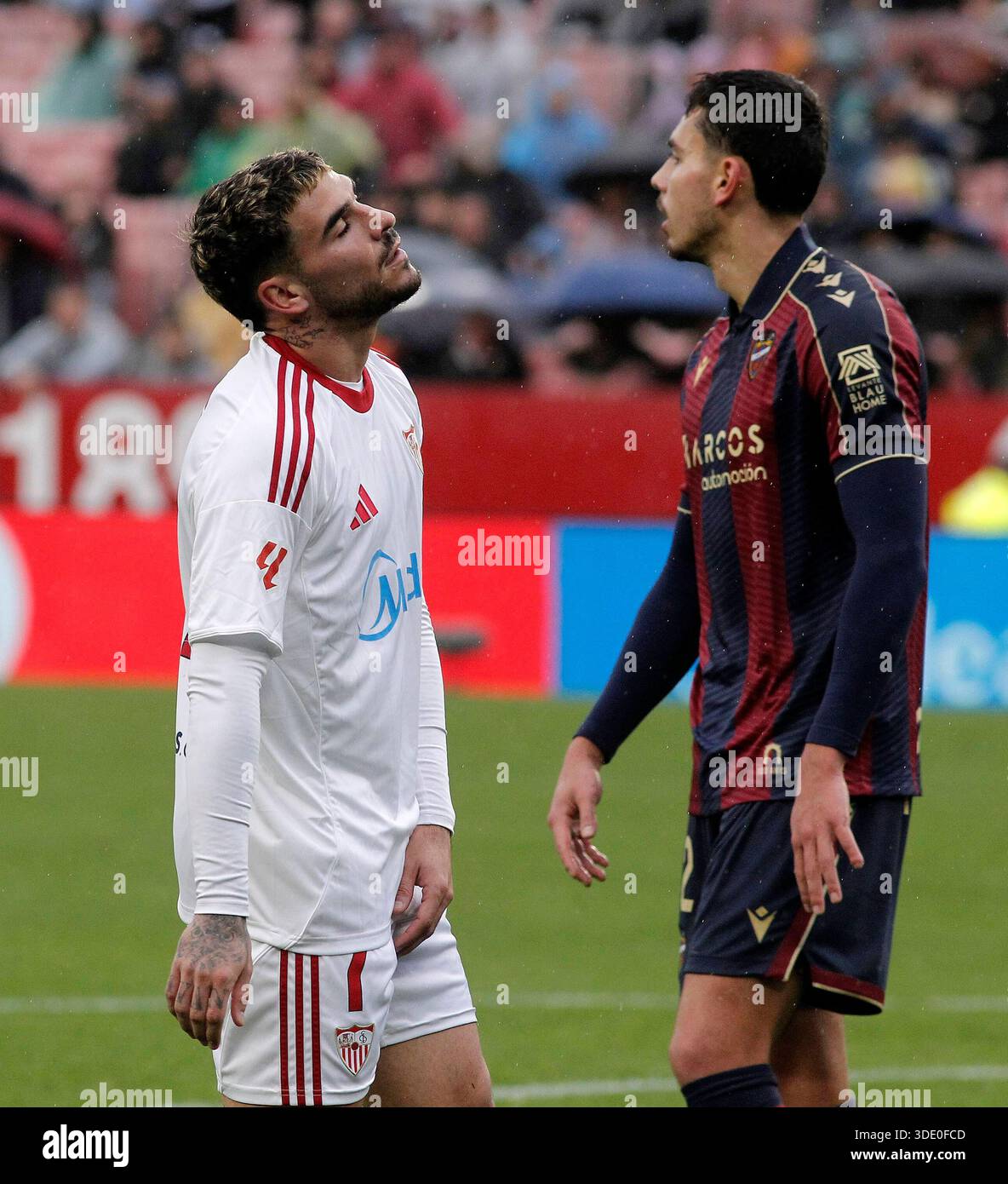 Spanish La Liga EA Sports soccer match Sevilla vs Levante at Ramon ...