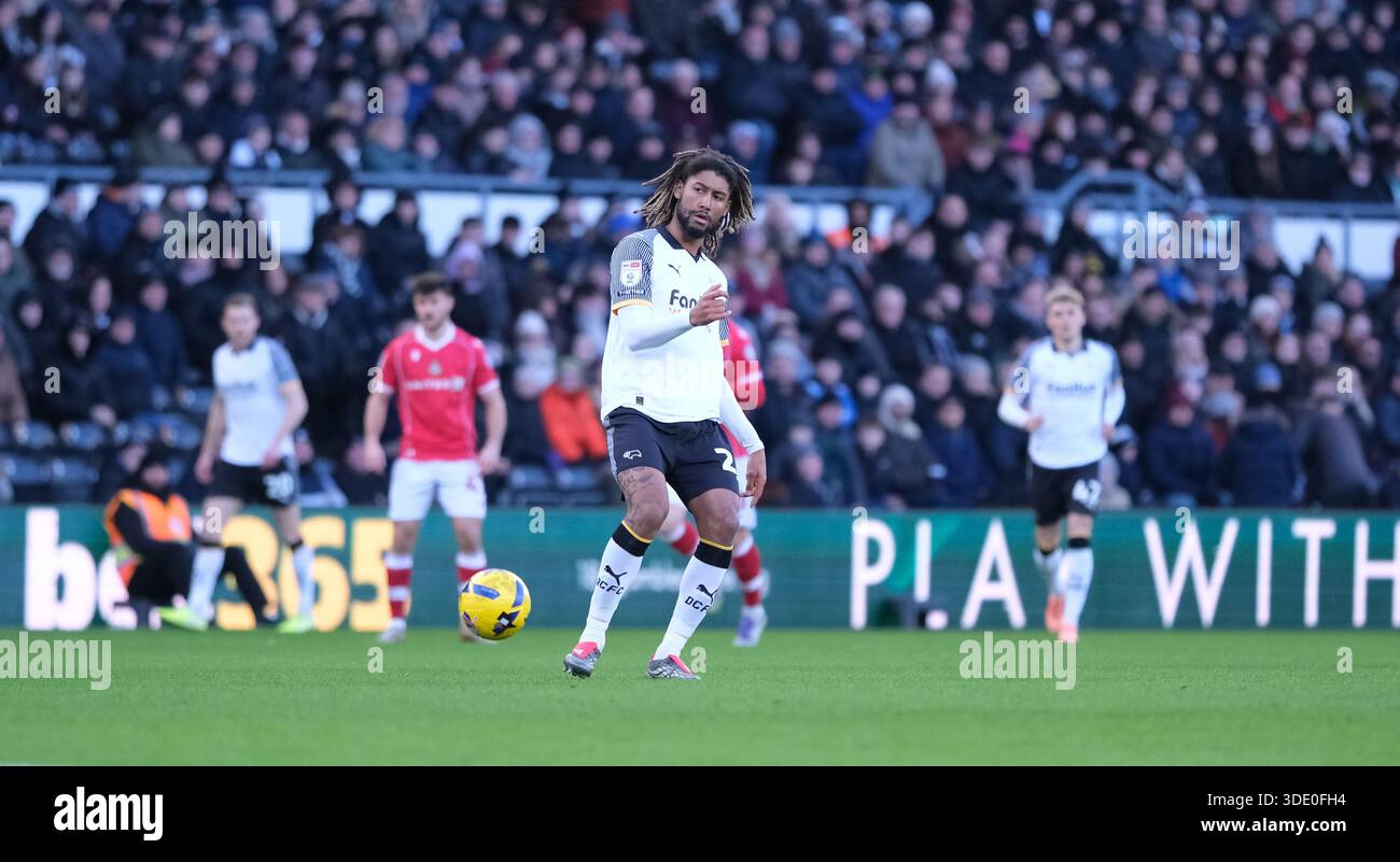 4th January 2026; Pride Park, Derby, Derbyshire, England; EFL ...