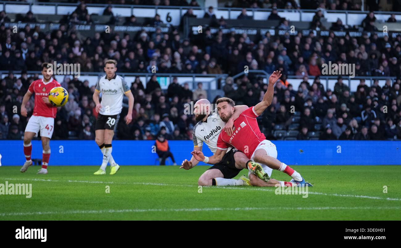 4th January 2026; Pride Park, Derby, Derbyshire, England; EFL ...