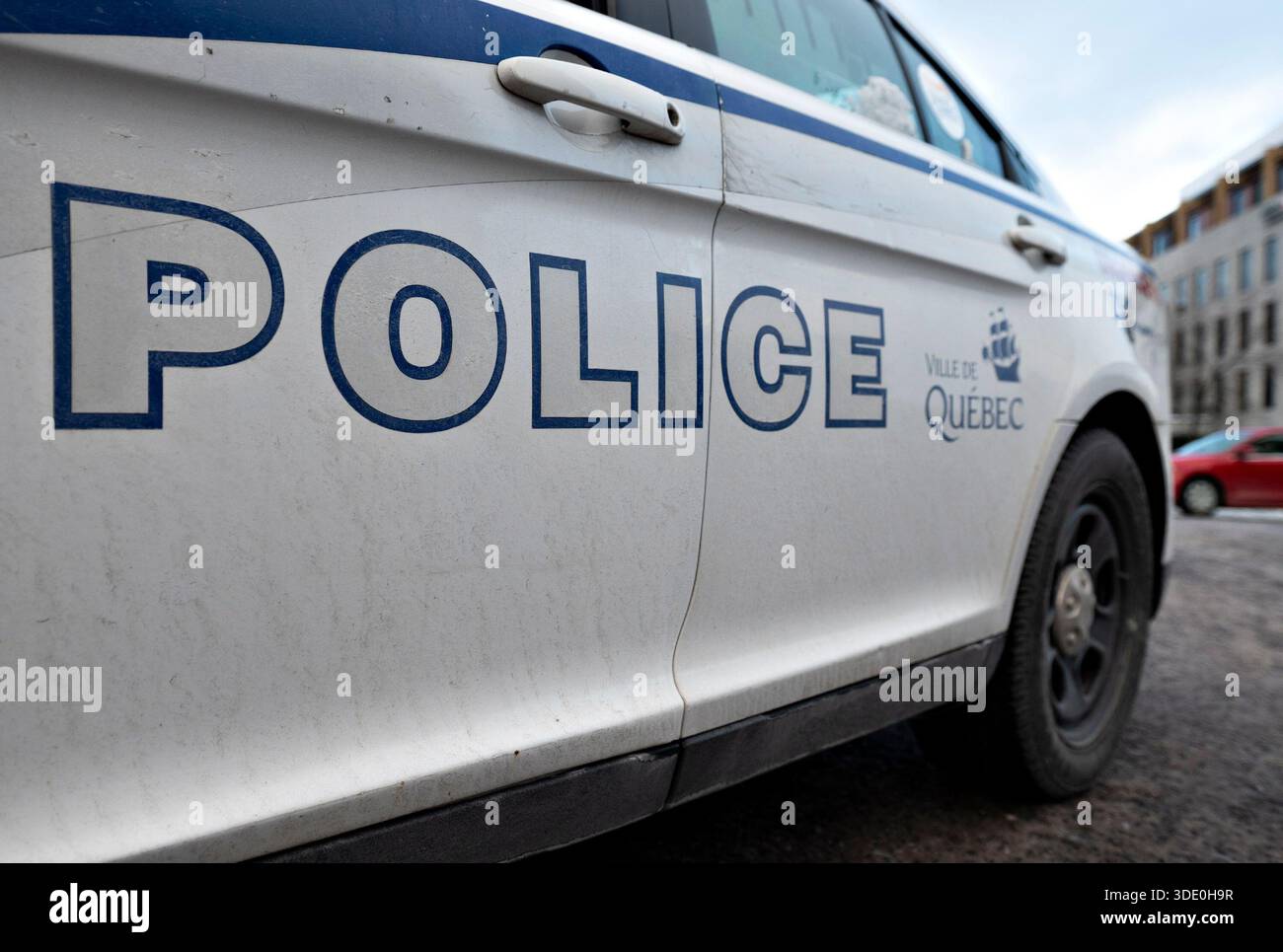 A Service de police de la Ville de Québec (SPVQ) vehicle seen in Quebec ...