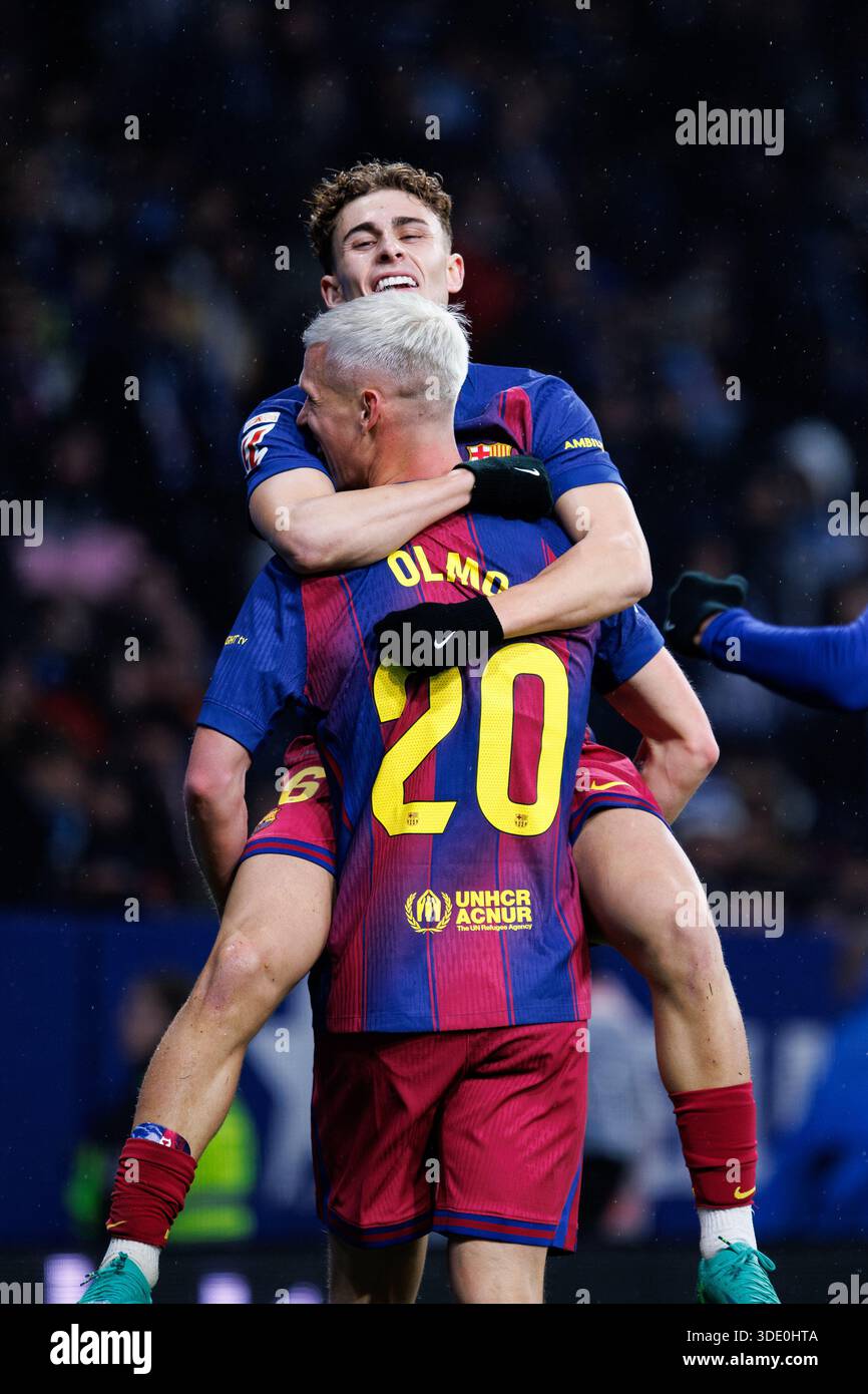Barcelona, Spain. 3rd January, 2026. Dani Olmo celebrates after scoring ...