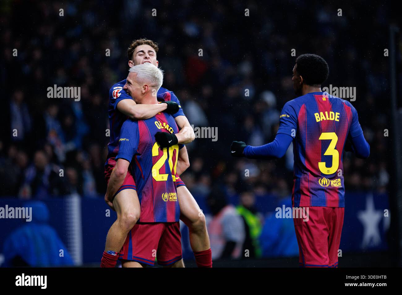 Barcelona, Spain. 3rd January, 2026. Dani Olmo celebrates after scoring ...