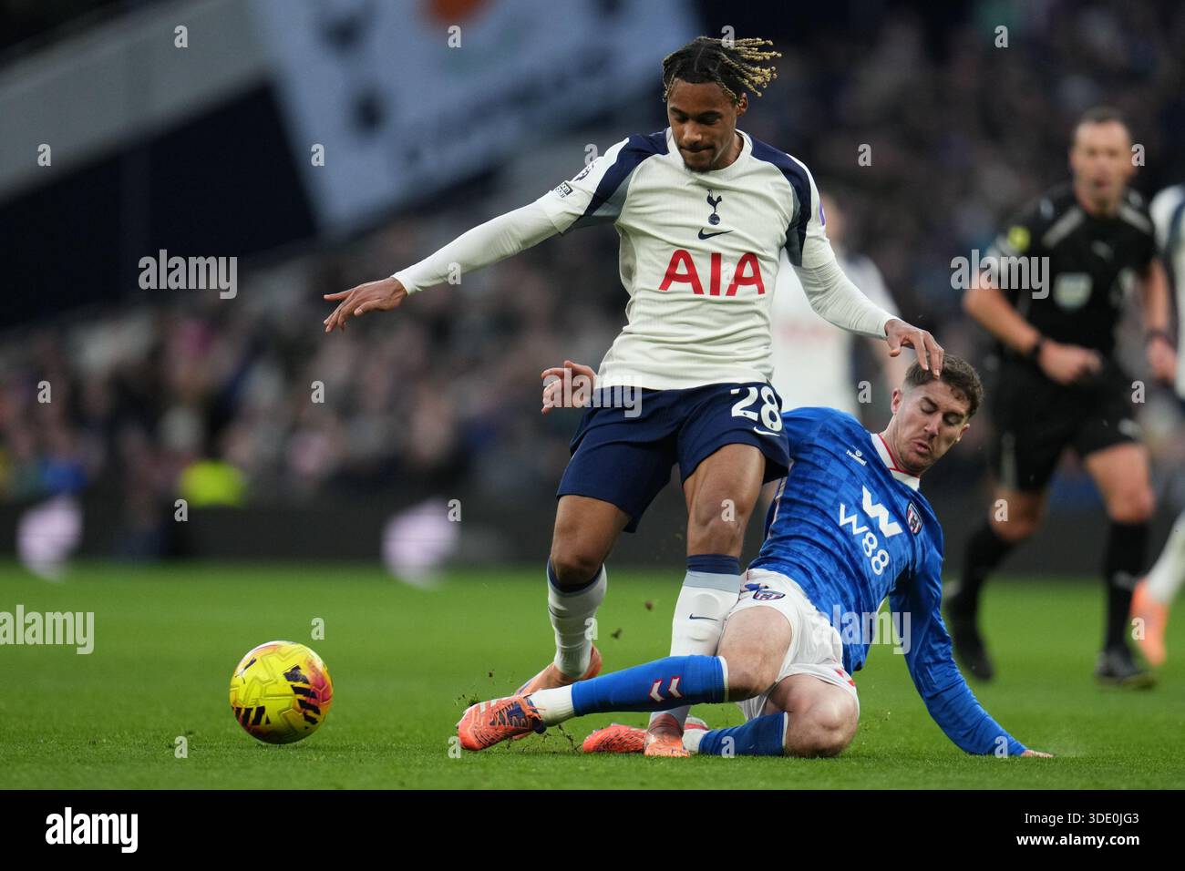 Wilson Odobert of Tottenham Hotspur during the Premier League match ...