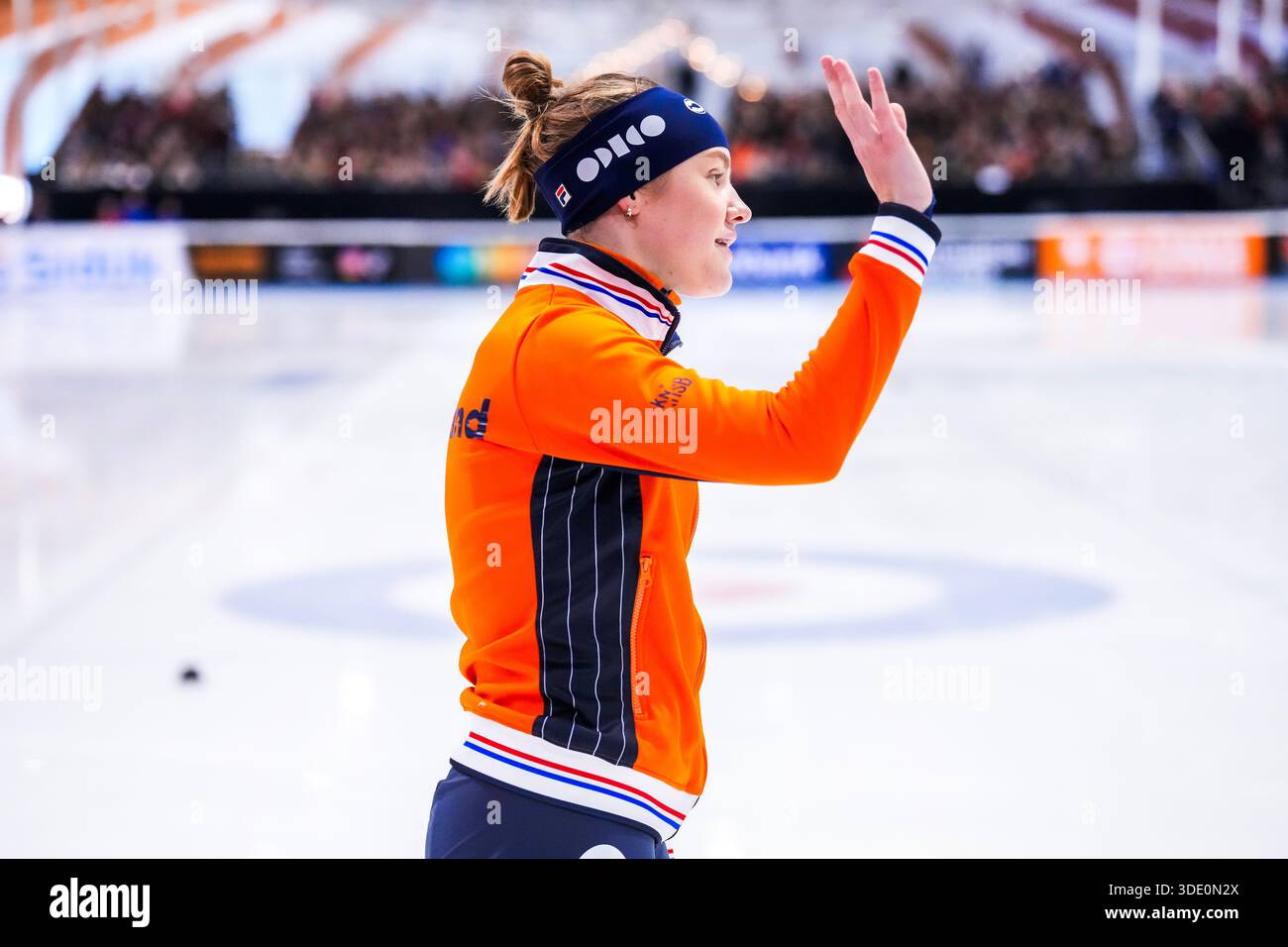 LEEUWARDEN, NETHERLANDS - JANUARY 4: Michelle Velzeboer during the ...