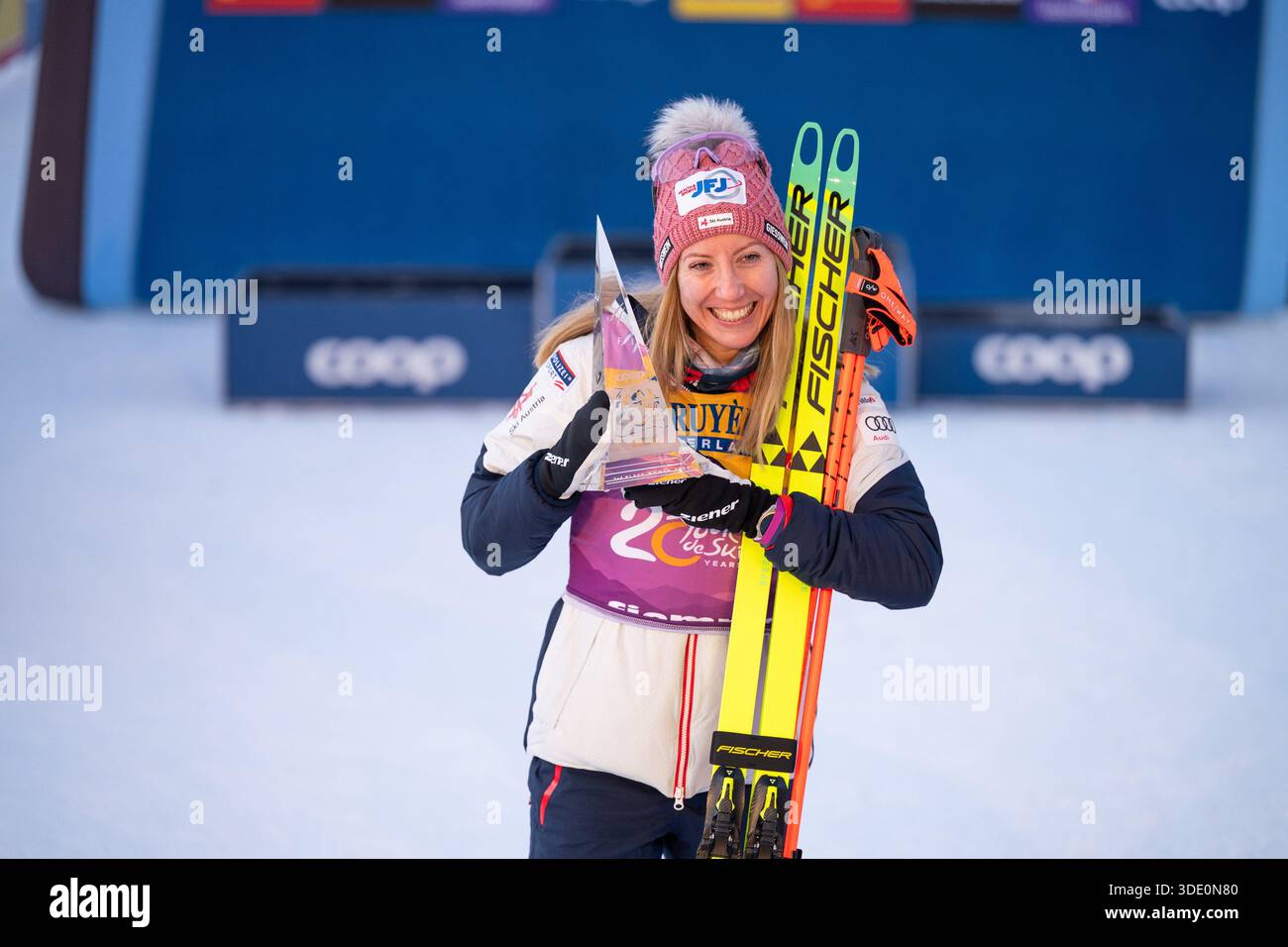 Teresa Stadlober (AUT) second place in tour de ski during 2026 Coop FIS ...