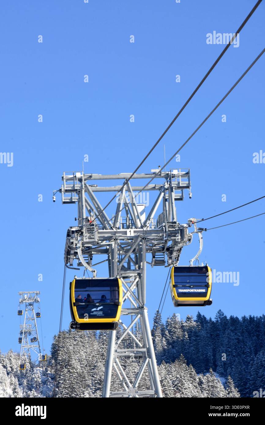 Oberstdorf 04.01.2026 Nebelhornbahn Talstation Nebelhorn Gondeln Foto ...