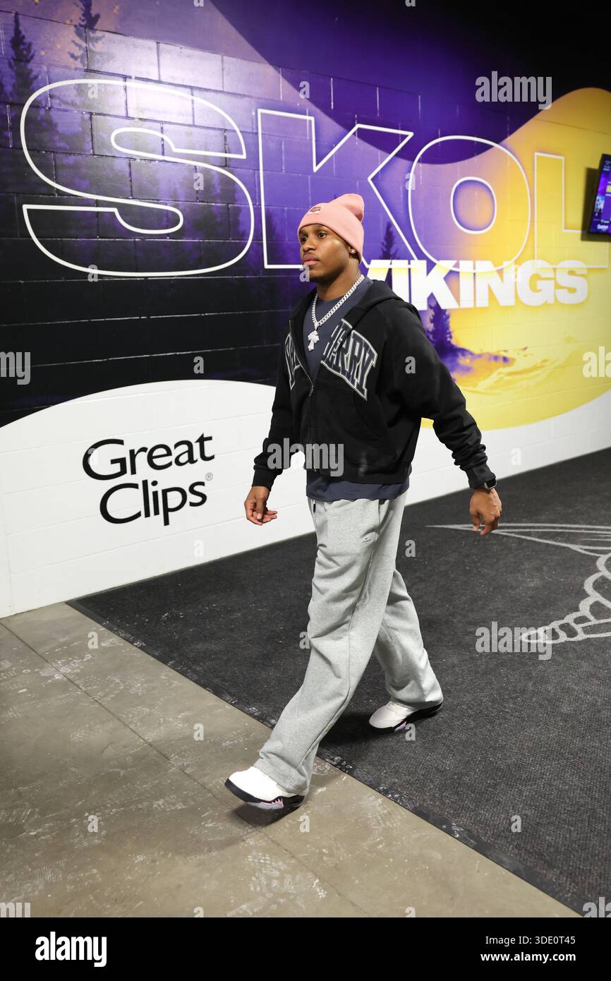 Minnesota Vikings wide receiver Myles Price arrives at U.S. Bank ...