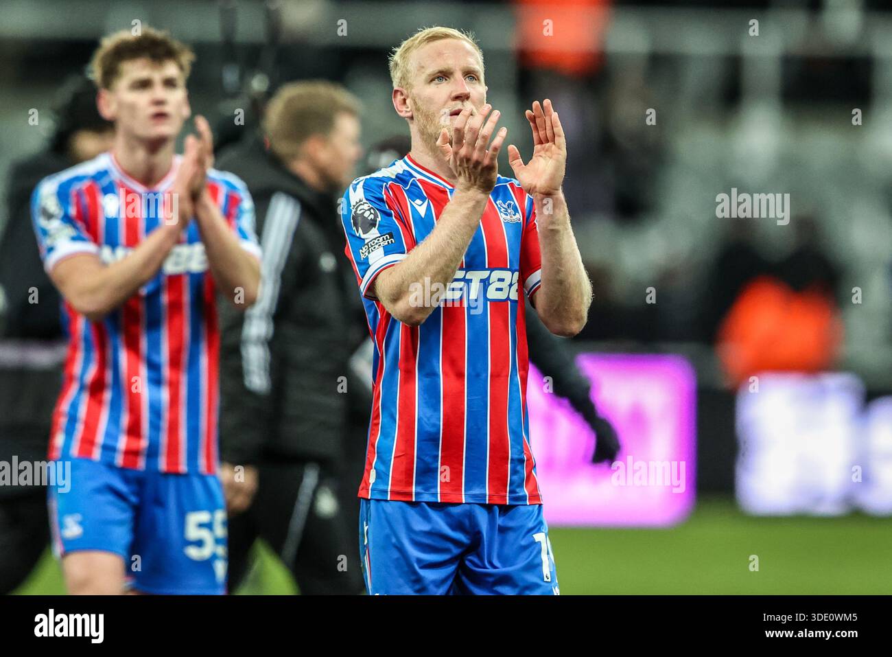 Will Hughes of Crystal Palace applauds the fans after the game during ...