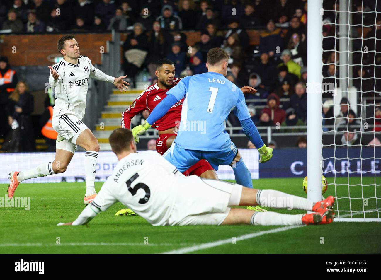 LONDON, UK - 4th Jan 2026: Cody Gakpo of Liverpool scores his side's ...
