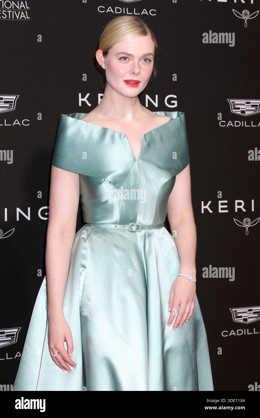 LOS ANGELES - JAN 3: Elle Fanning at 37th Palm Springs International ...