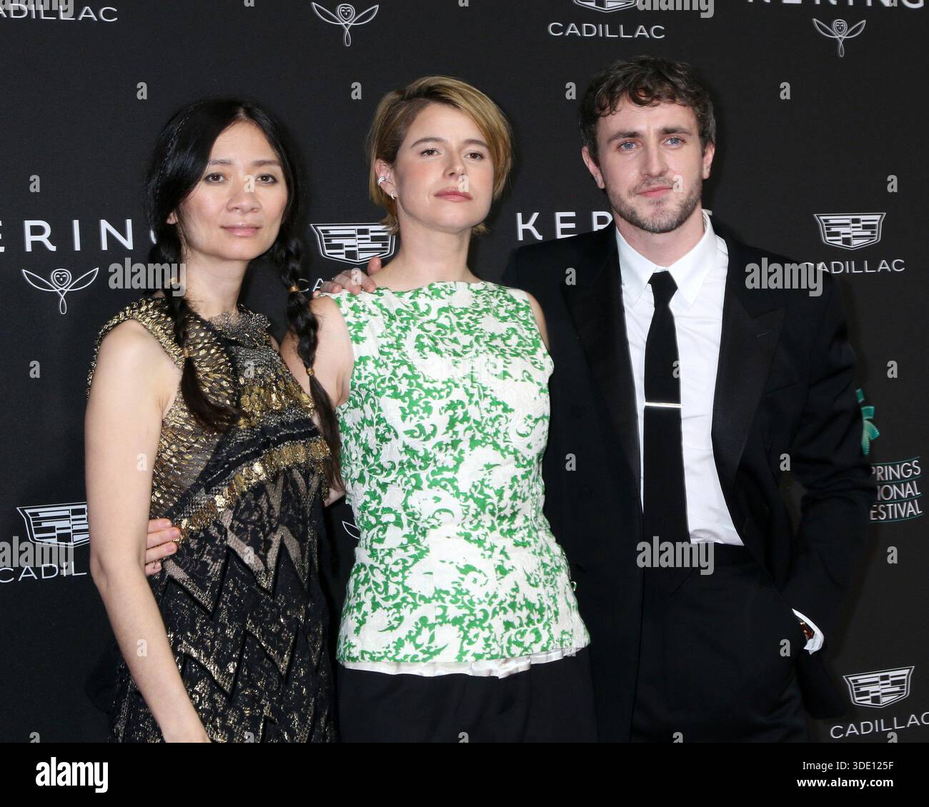 LOS ANGELES - JAN 3: Chloe Zhao, Jessie Buckley, Paul Mescal at 37th ...