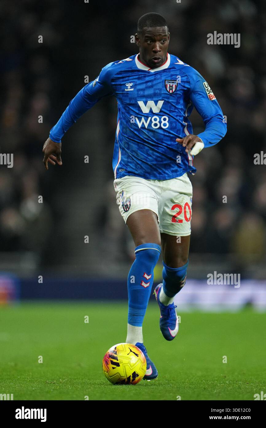 Nordi Mukiele of Sunderland on the ball during the Premier League match ...