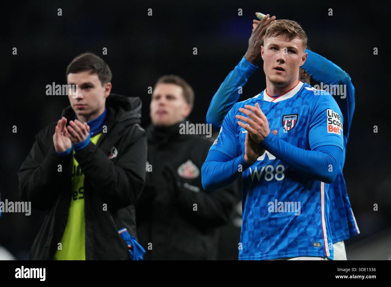 Daniel Ballard of Sunderland at full time during the Premier League ...