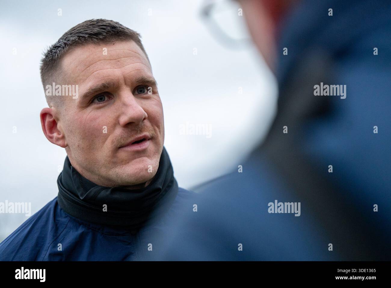 Marcel Schuhen (SV Darmstadt 1898, #01) im interview, ESP, SV Darmstadt ...